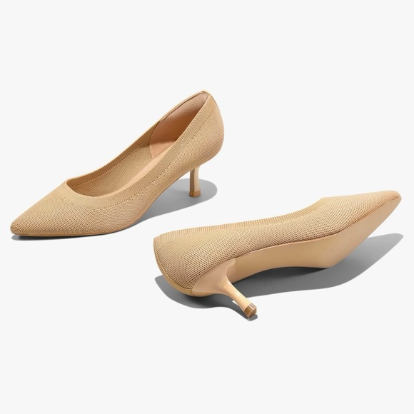 Mysoft | Shoes | Mysoft Womens Pumps 2 Inch Kitten Heel Pointed Toe Low ...